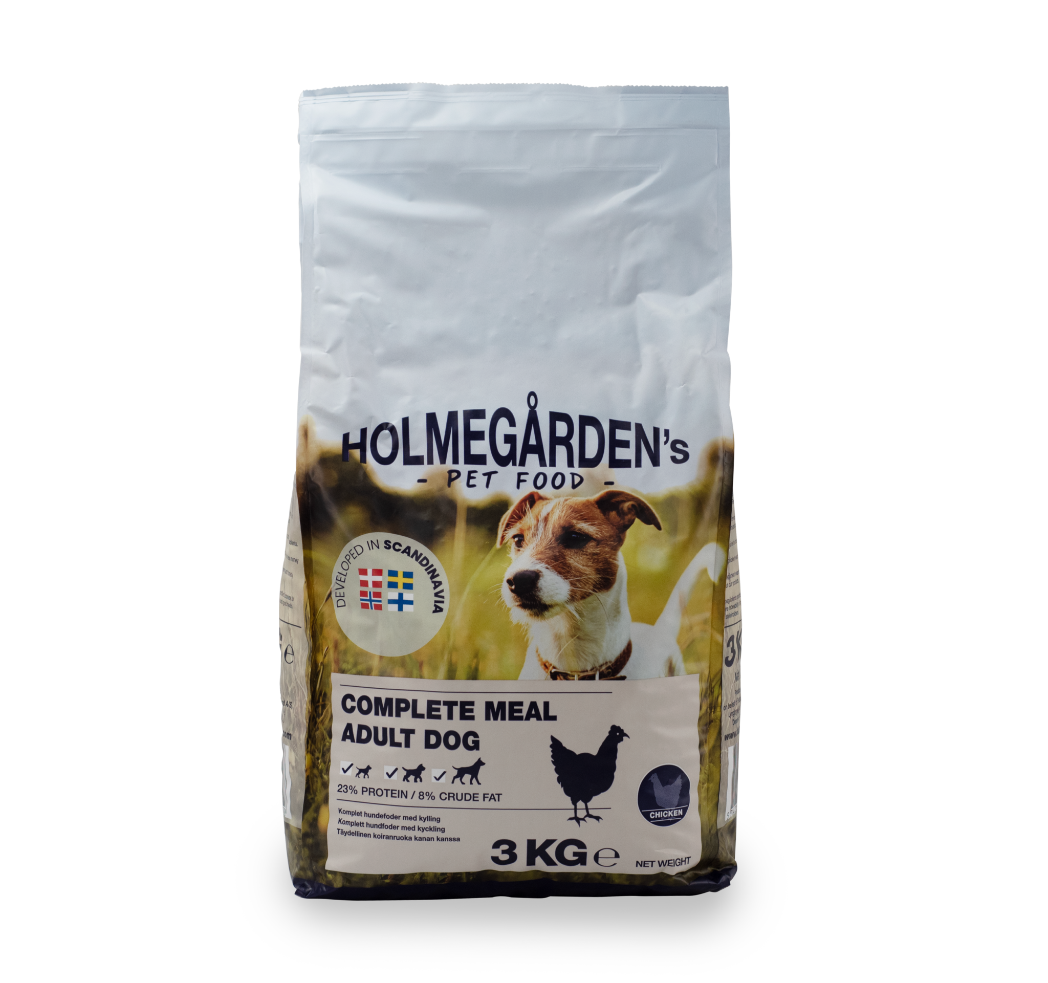 Holmegården's Komplet Hundefoder Med Kylling (10706) | FAUNAKRAM Pet Food